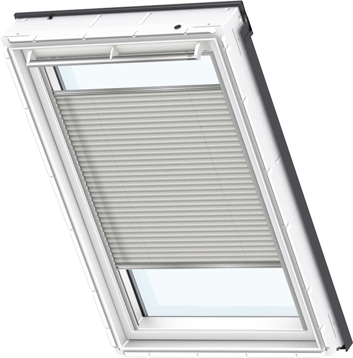 Velux Plissee manuell FHL 350 - 78x57 cm, Polyester Faltstore, Uni Sand ...