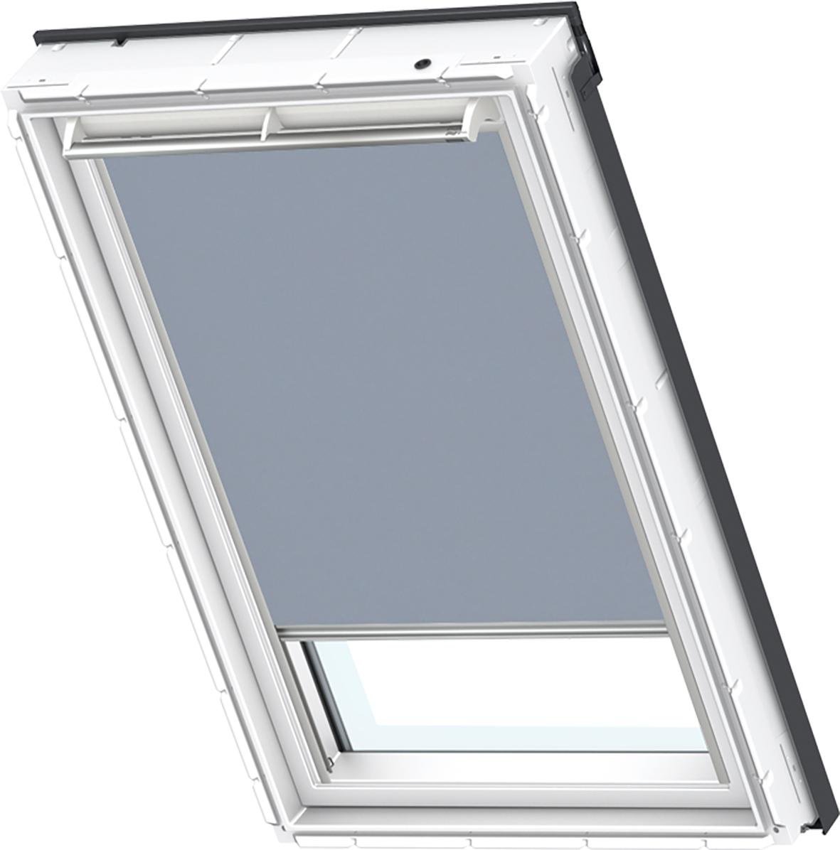 Velux Rollo manuell RFL UK04 - 134x98 cm, Polyester, Uni Blau | www ...