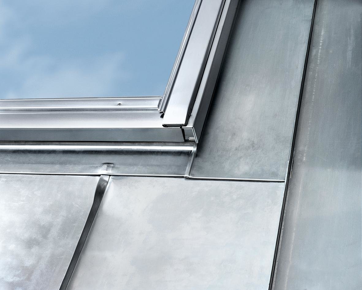 Velux Kombi Eindeckrahmen EKE MK10 - 78x160 cm, Kupfer, Metall Stehfalz ...