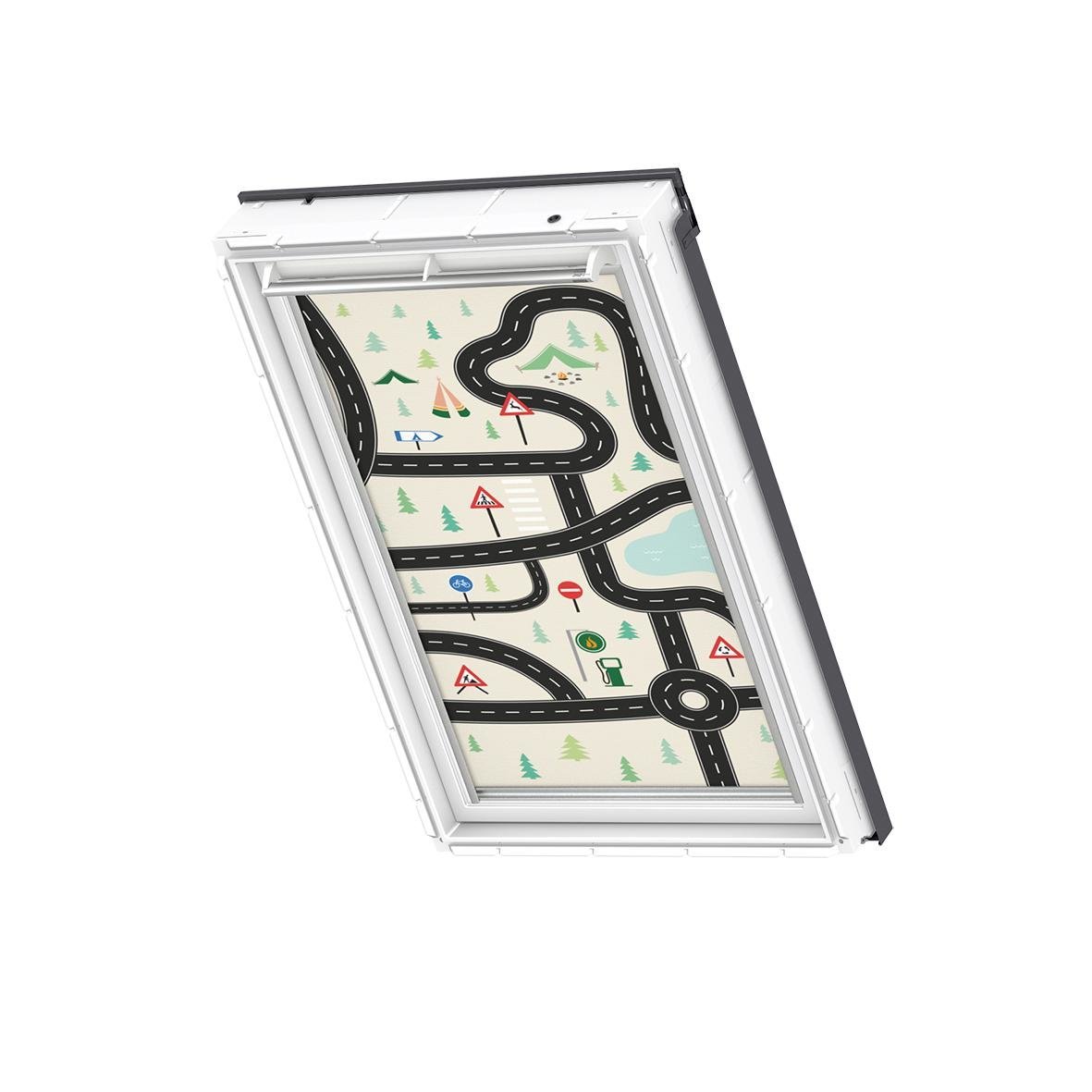 Velux Verdunkelungsrollo DKL UK10 - 134x160 cm, Oeko-Tex-Stoff, Design ...