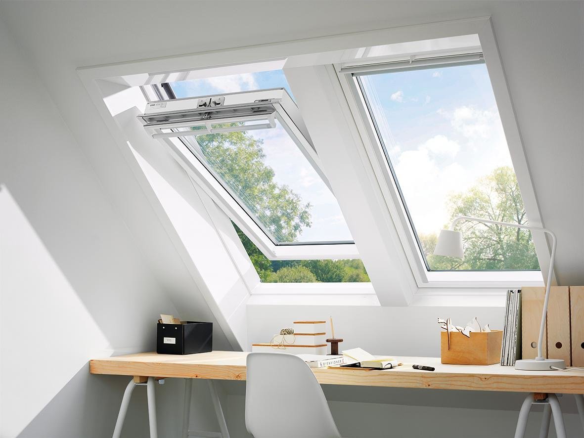 Velux Schwing Fenster GGL MK12 - 78x180 cm, Kiefernholz, THERMO ...
