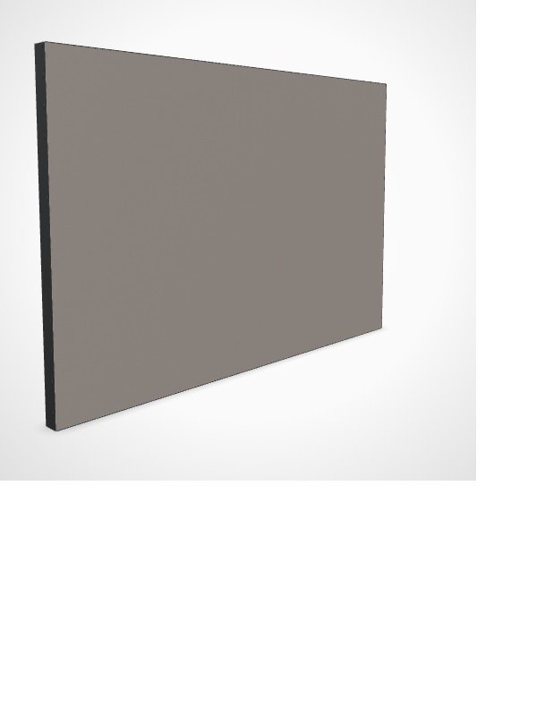Rockfon Canva Standabsorber 1200x1800x61 mm, Gestell schwarz ...