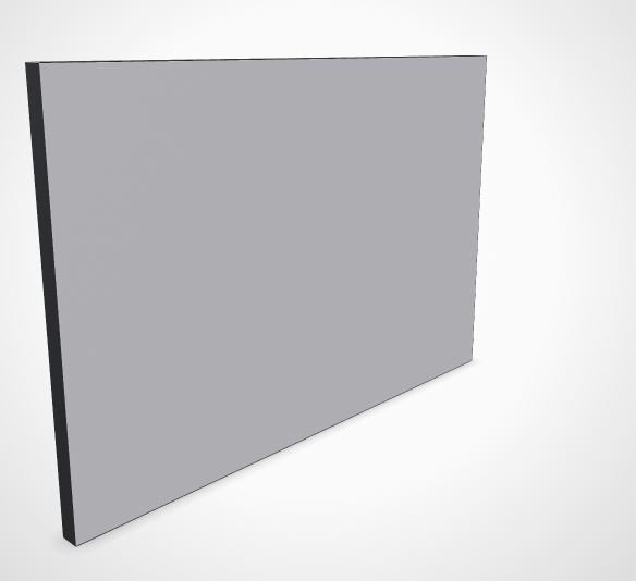 Rockfon Canva Standabsorber 1200x1800x61 mm, Gestell schwarz ...