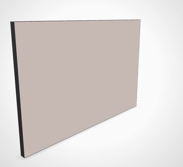 Rockfon Canva Standabsorber 1200x1800x61 mm, Gestell schwarz ...
