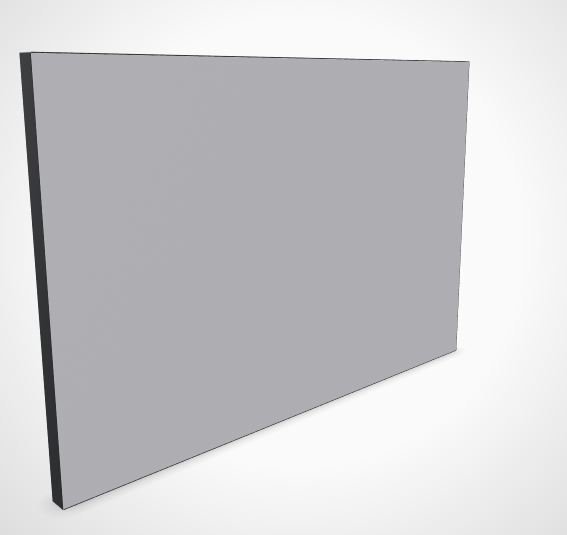 Rockfon Canva Standabsorber 1200x1800x61 mm, Gestell schwarz ...