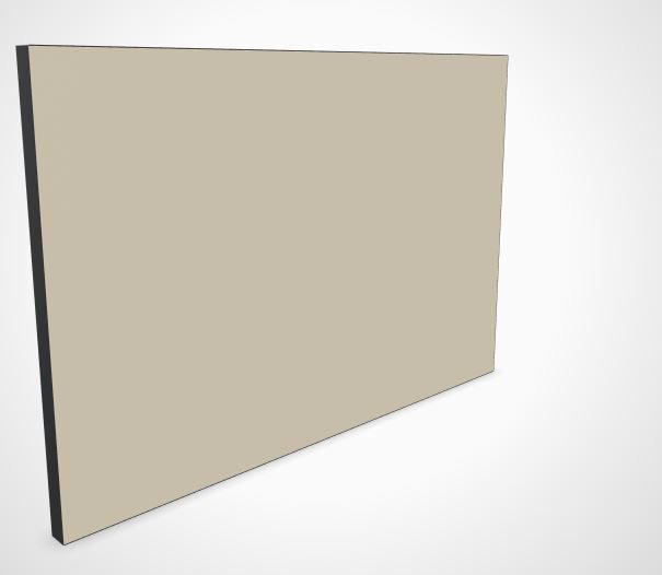 Rockfon Canva Standabsorber 1200x1800x61 mm, Gestell schwarz ...