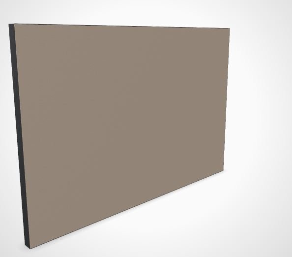Rockfon Canva Standabsorber 1200x1800x61 mm, Gestell schwarz ...