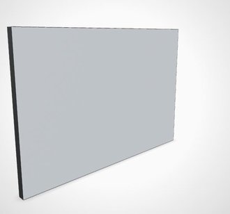 Rockfon Canva Standabsorber 1200x1800x61 mm, Gestell schwarz ...