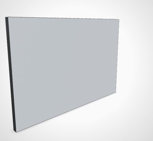 Rockfon Canva Standabsorber 1200x1800x61 mm, Gestell schwarz ...