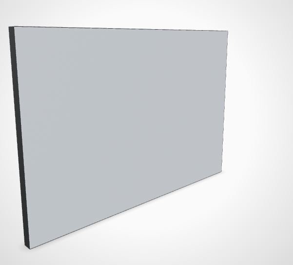 Rockfon Canva Standabsorber 1700x1300x61 mm, Gestell schwarz ...