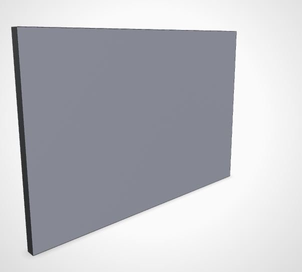 Rockfon Canva Standabsorber 1200x1800x61 mm, Gestell schwarz ...