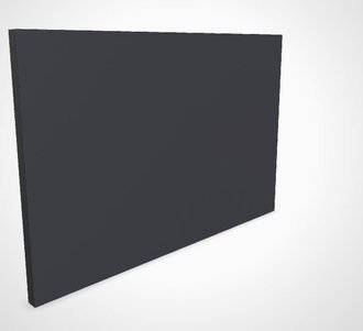 Rockfon Canva Standabsorber 1200x1800x61 mm, Gestell schwarz ...