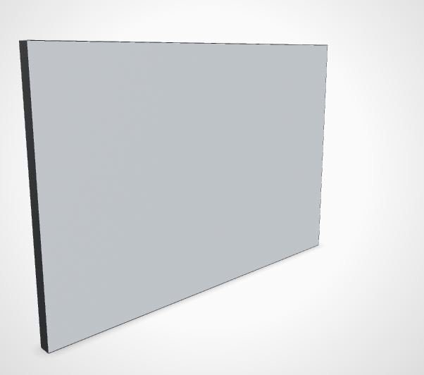 Rockfon Canva Standabsorber 1700x1300x61 mm, Gestell schwarz ...