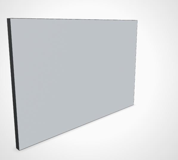 Rockfon Canva Standabsorber 1700x1300x61 mm, Gestell schwarz ...