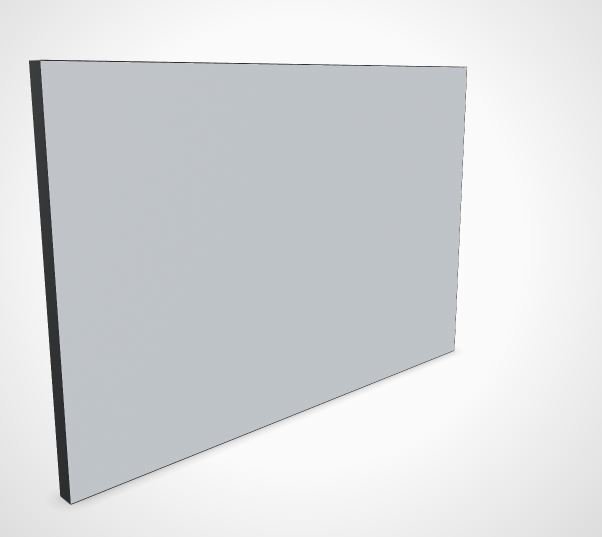 Rockfon Canva Standabsorber 1700x1300x61 mm, Gestell schwarz ...