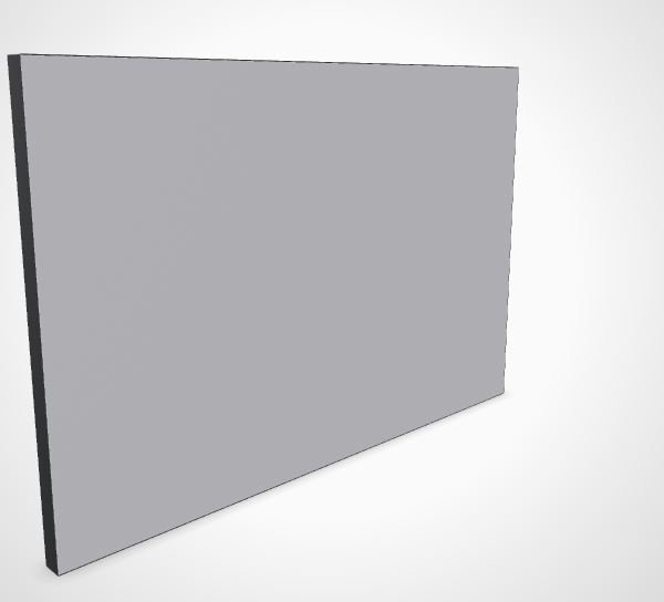 Rockfon Canva Standabsorber 1700x1300x61 mm, Gestell schwarz ...