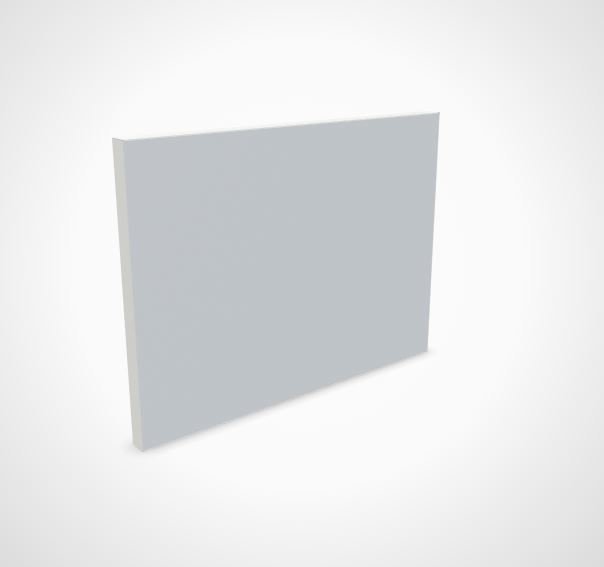 Rockfon Canva Standabsorber 1000x1300x61 mm, Gestell weiß, zweifarbig ...