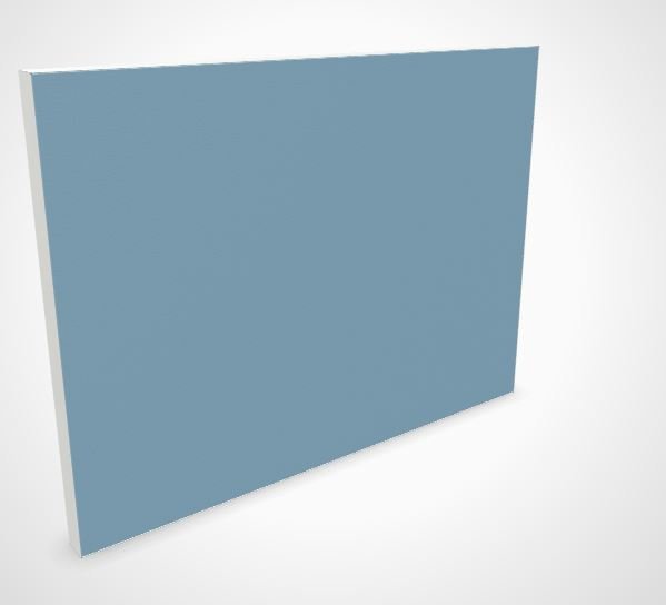 Rockfon Canva Standabsorber 1000x1300x61 mm, Gestell weiß, zweifarbig ...