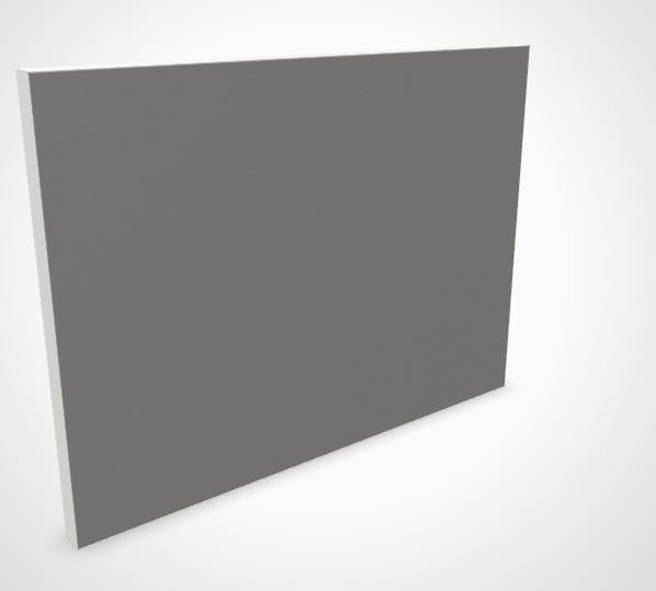 Rockfon Canva Standabsorber 1000x1300x61 mm, Gestell weiß, zweifarbig ...