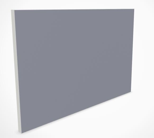 Rockfon Canva Absorber hängend 900x1800x61 mm, Gestell weiß, zweifarbig ...