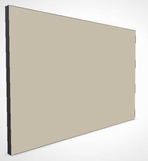 Rockfon Canva Absorber hängend 1200x1800x61 mm, Gestell schwarz ...