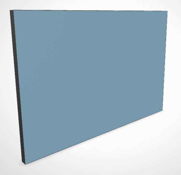 Rockfon Canva Absorber hängend 1200x1800x61 mm, Gestell schwarz ...